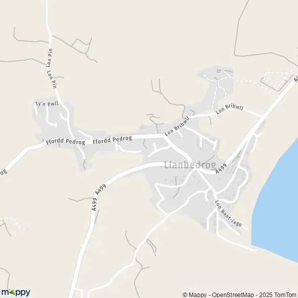 Map Llanbedrog: map of Llanbedrog, Gwynedd LL53 7 and practical information