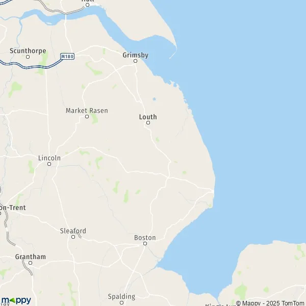 Map Kirkby on Bain: map of Kirkby on Bain (LN10 6) and practical ...