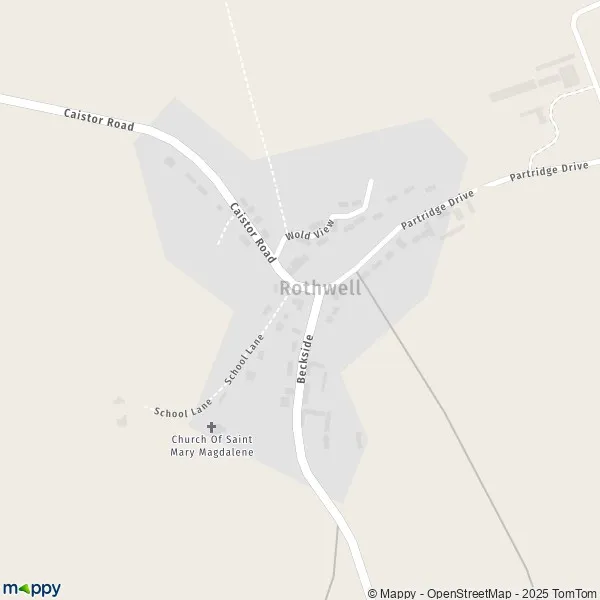 Map Rothwell: map of Rothwell, West Lindsey LN7 6 and practical information