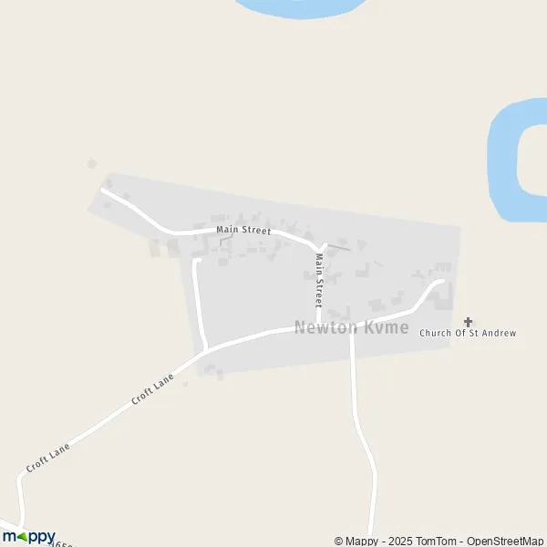 Map Newton Kyme: map of Newton Kyme, Hambleton LS24 9 and practical ...