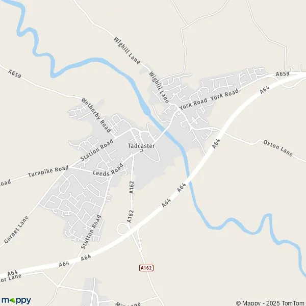 Map Tadcaster: map of Tadcaster, Hambleton LS24 9 and practical information