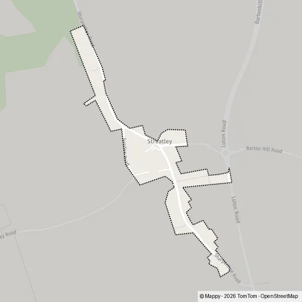 Map Streatley: map of Streatley, Central Bedfordshire LU3 3 and ...
