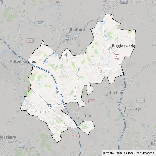 Map Harlington: map of Harlington (LU5 6) and practical information