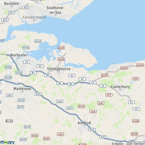 Map Minster on Sea: map of Minster on Sea (ME12 2) and practical ...