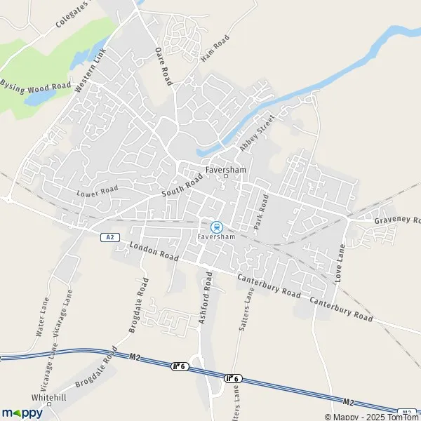 Map Faversham: map of Faversham, Swale ME13 7 and practical information