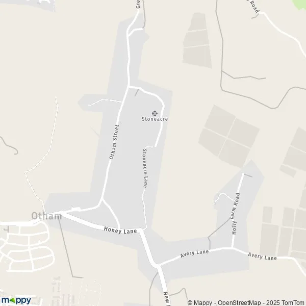 Map Otham: map of Otham, Maidstone ME15 8 and practical information