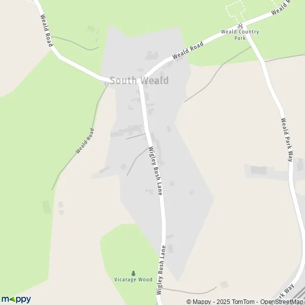 Map Shepway South: map of Shepway South (District), Maidstone ME15 8 ...