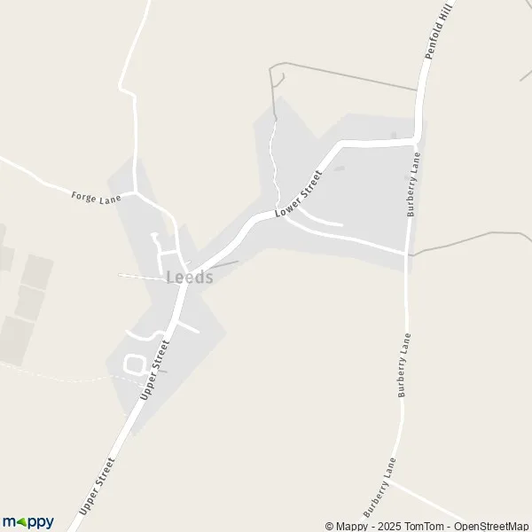 Map Leeds: map of Leeds, Maidstone ME17 1 and practical information