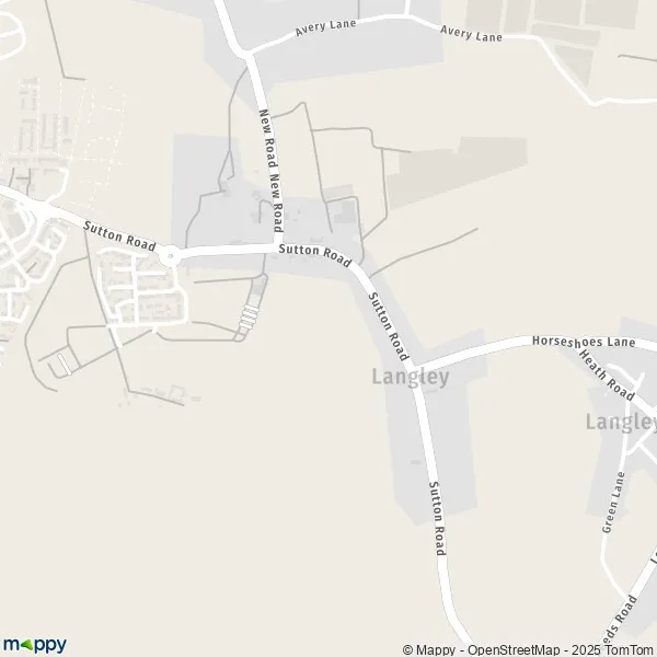 Map Langley: map of Langley, Maidstone ME17 3 and practical information