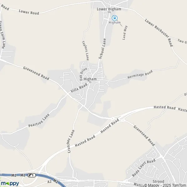 Map Higham: map of Higham, Gravesham ME3 7 and practical information