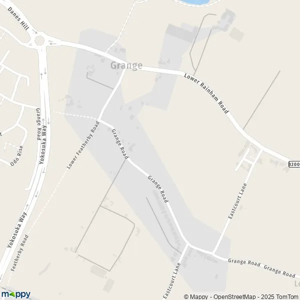 Map Grange: map of Grange, Luton ME7 2 and practical information