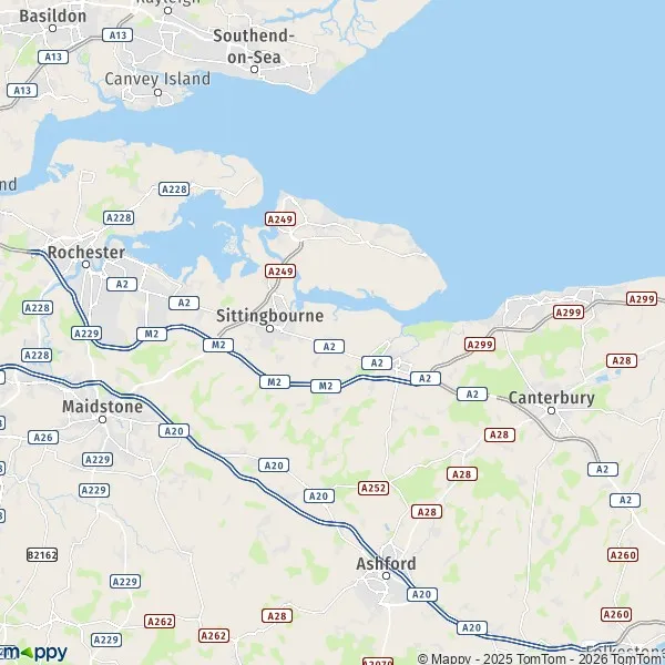 Map Newnham: map of Newnham (ME9 0) and practical information