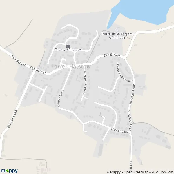 Map Lower Halstow: map of Lower Halstow, Swale ME9 7 and practical ...