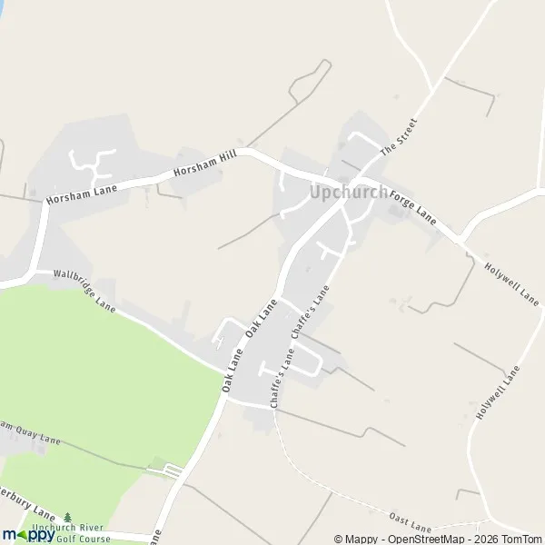 Map Upchurch: map of Upchurch, Swale ME9 7 and practical information