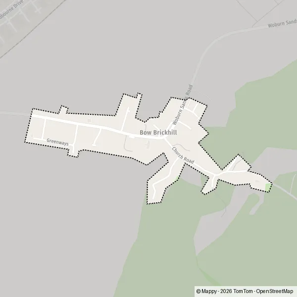 Map Bow Brickhill: map of Bow Brickhill, Milton Keynes MK17 9 and ...