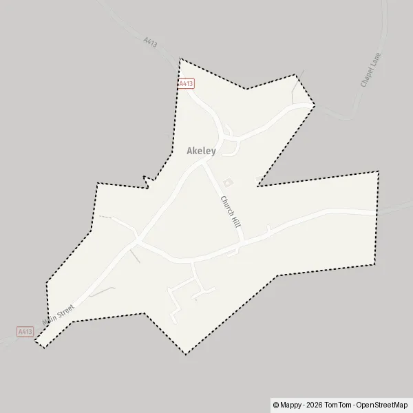 Map Akeley: map of Akeley, Buckinghamshire MK18 5 and practical information