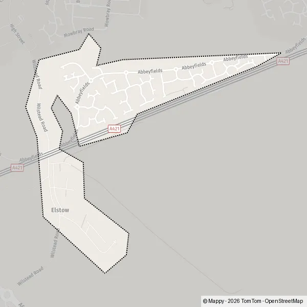 Map Elstow: map of Elstow, Bedford Borough MK42 9 and practical information