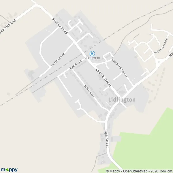 Map Lidlington: map of Lidlington, Central Bedfordshire MK43 0 and ...