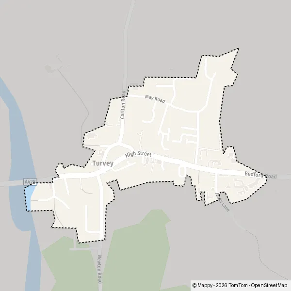 Map Turvey: map of Turvey, Bedford Borough MK43 8 and practical information