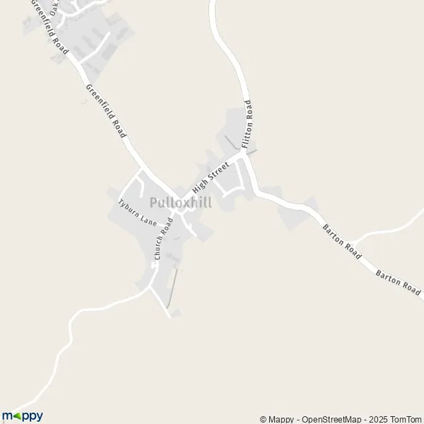 Map Pulloxhill: map of Pulloxhill, Central Bedfordshire MK45 5 and ...