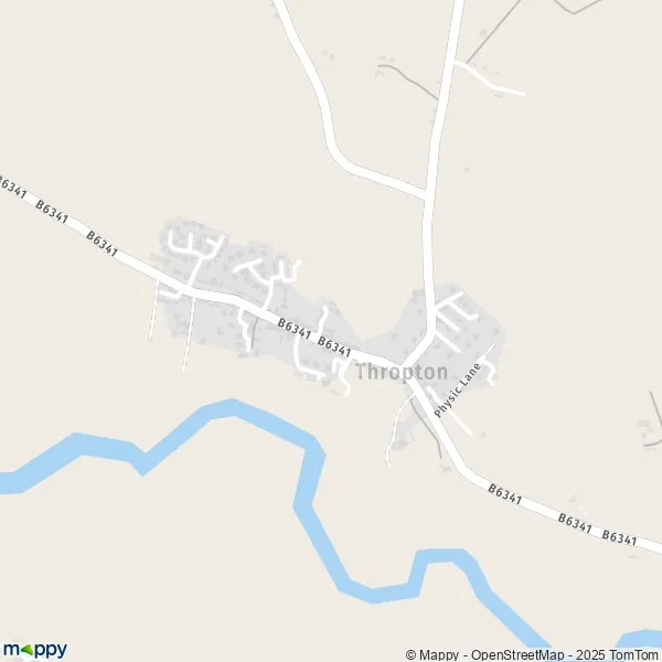 Map Thropton: map of Thropton, Northumberland NE65 7 and practical ...