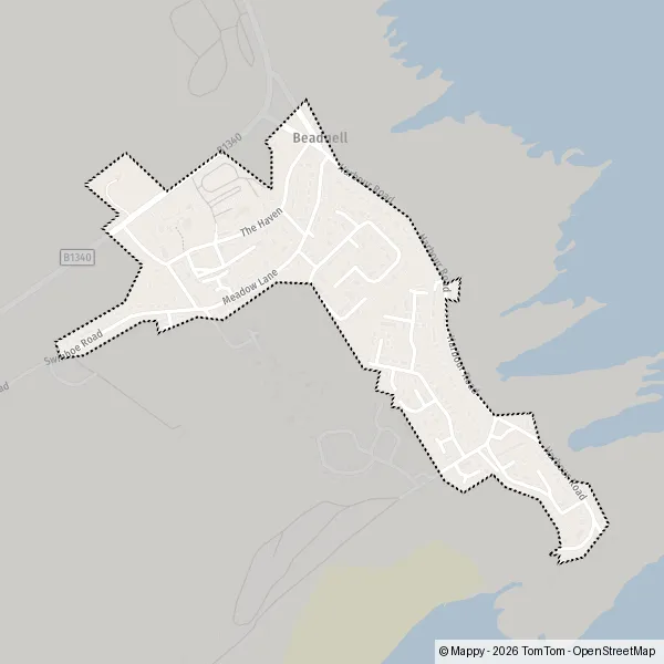 Map Beadnell: map of Beadnell, Northumberland NE67 5 and practical ...