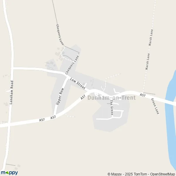 Map Dunham on Trent: map of Dunham on Trent, Bassetlaw NG22 0 and ...