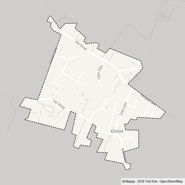 Map Elston: map of Elston, Newark and Sherwood NG23 5 and practical ...