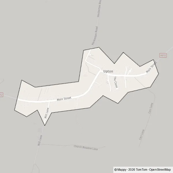 Map Upton: map of Upton, Newark and Sherwood NG23 5 and practical ...