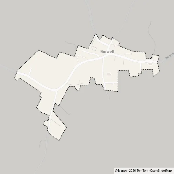 Map Norwell: map of Norwell, Newark and Sherwood NG23 6 and practical ...