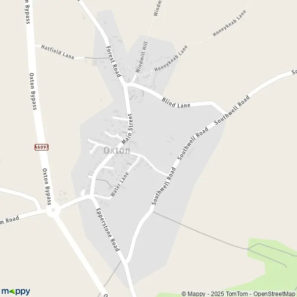 Map Oxton: map of Oxton, Newark and Sherwood NG25 0 and practical ...