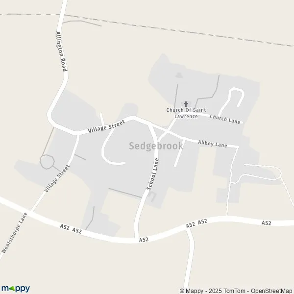 Map Sedgebrook: map of Sedgebrook, South Kesteven NG32 2 and practical ...