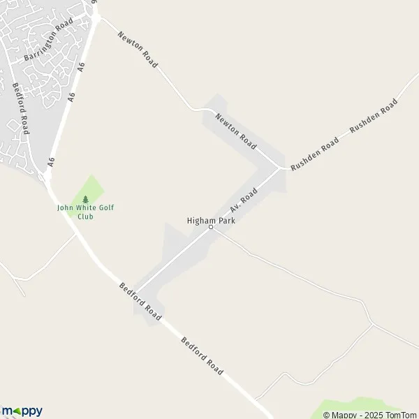 Map Higham Park: map of Higham Park, North Northamptonshire NN10 0 and ...