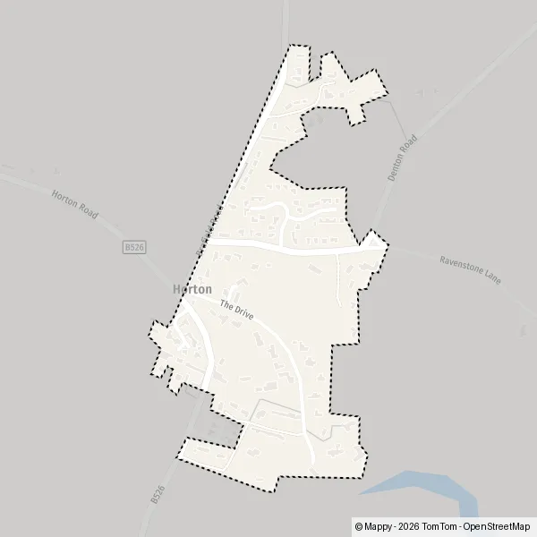 Map Horton: map of Horton, West Northamptonshire NN7 2 and practical ...