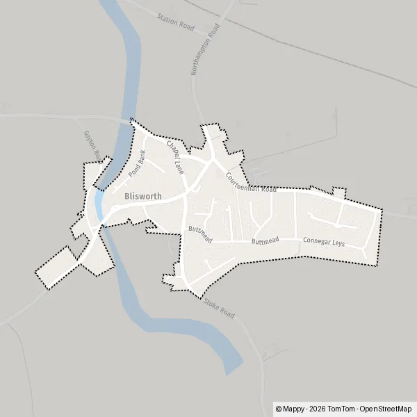 Map Blisworth: map of Blisworth, West Northamptonshire NN7 3 and ...