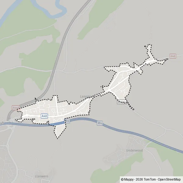 Map Langstone: map of Langstone, Newport NP18 2 and practical information