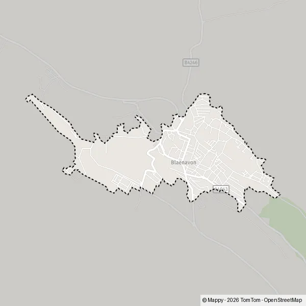 Map Blaenavon: map of Blaenavon, Torfaen NP4 9 and practical information