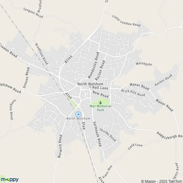 Map Hanworth: map of Hanworth (NR11 7) and practical information