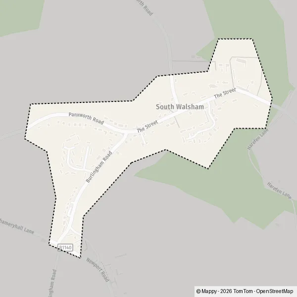 Map South Walsham: map of South Walsham, Broadland NR13 6 and practical ...