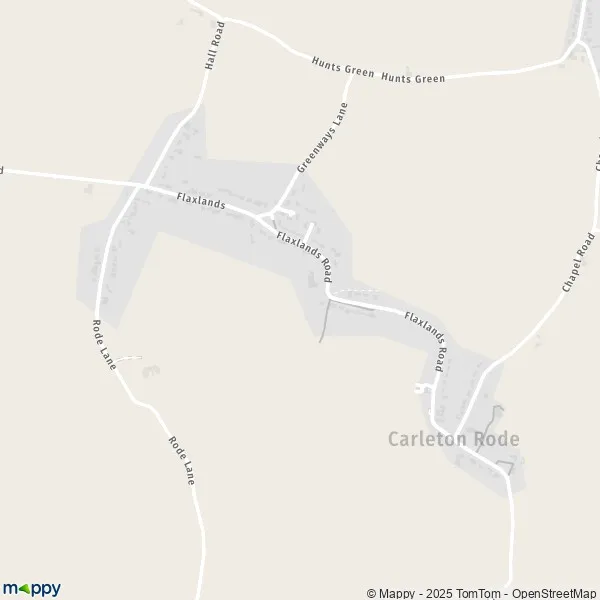 Map Carleton Rode: map of Carleton Rode, South Norfolk NR16 1 and ...