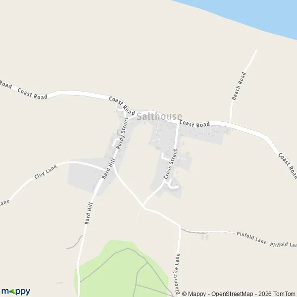 Map Salthouse: map of Salthouse, North Norfolk NR25 7 and practical ...