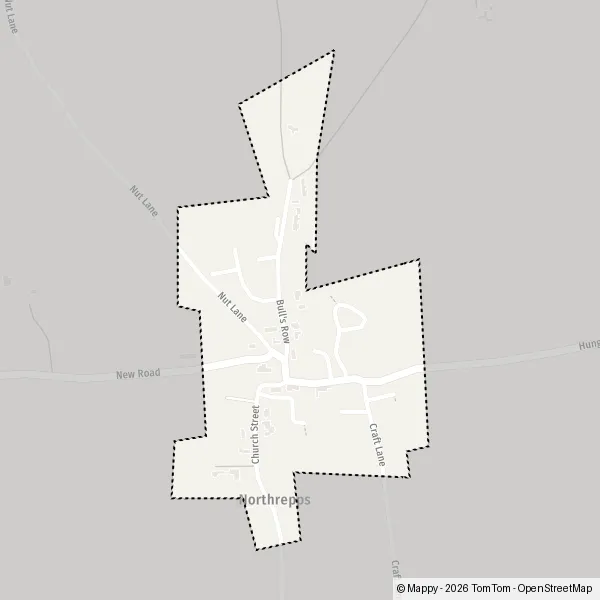 Map Northrepps: map of Northrepps, North Norfolk NR27 0 and practical ...