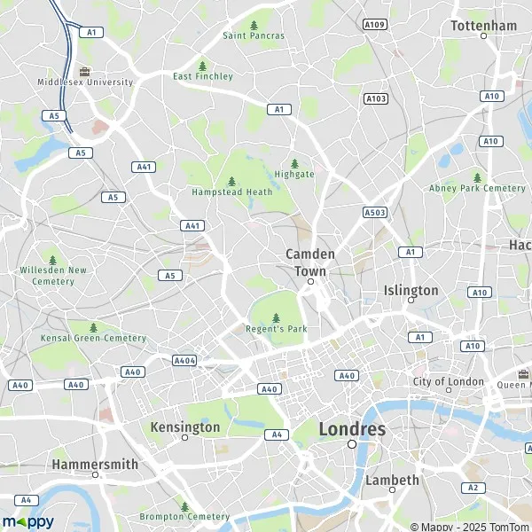 Map Camden Town: map of Camden Town, Camden NW1 8 and practical information