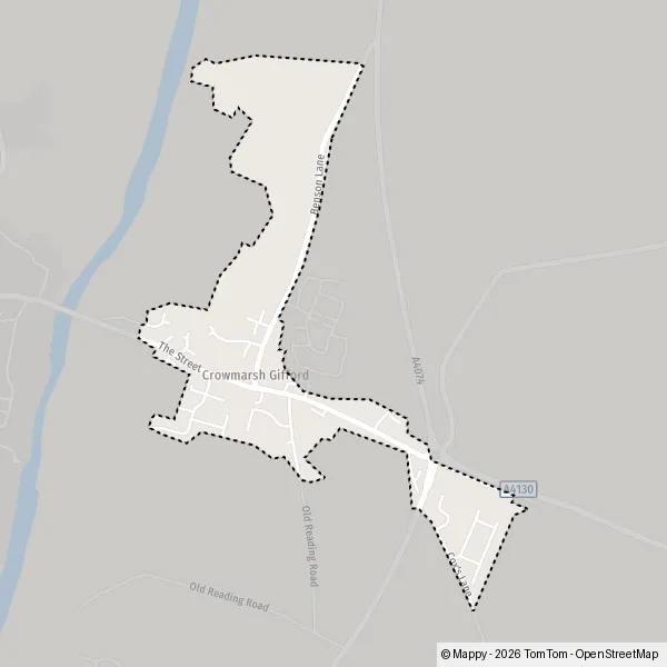 Map Crowmarsh Gifford: map of Crowmarsh Gifford, South Oxfordshire OX10 ...