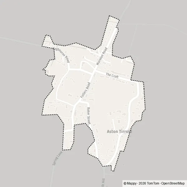 Map Aston Tirrold: map of Aston Tirrold, South Oxfordshire OX11 9 and ...