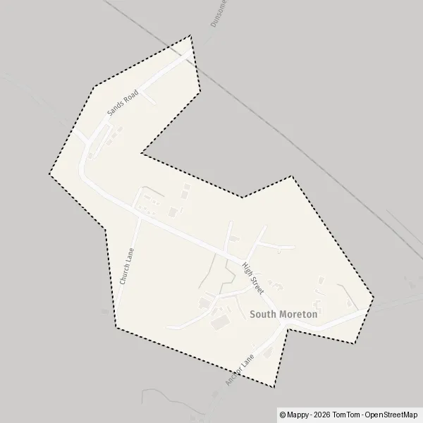 Map South Moreton: map of South Moreton, South Oxfordshire OX11 9 and ...