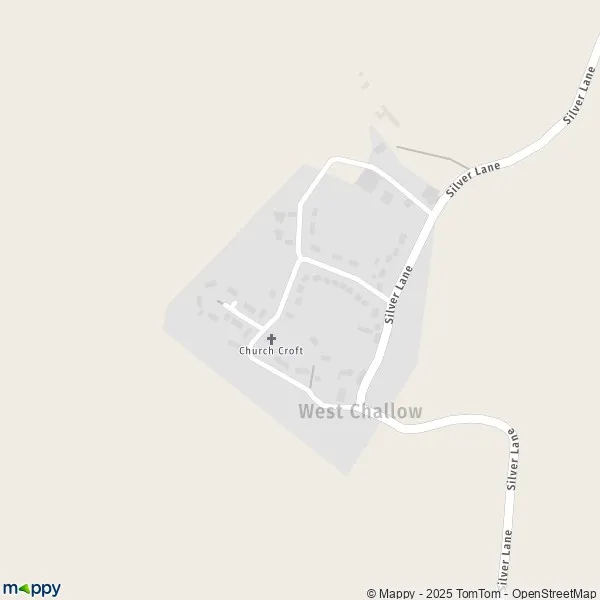 Map West Challow: map of West Challow, Vale of White Horse OX12 9 and ...