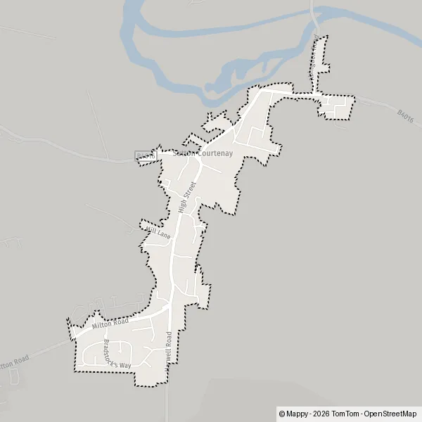 Map Sutton Courtenay: map of Sutton Courtenay, Vale of White Horse OX14 ...