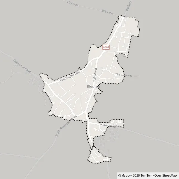 Map Bloxham: map of Bloxham, Cherwell OX15 4 and practical information