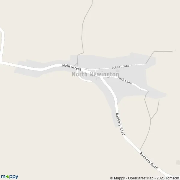 Map North Newington: map of North Newington, Cherwell OX15 6 and ...